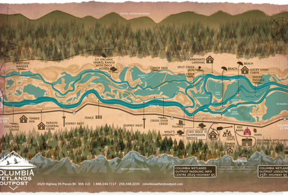 Columbia Wetlands Outpost - Area Maps